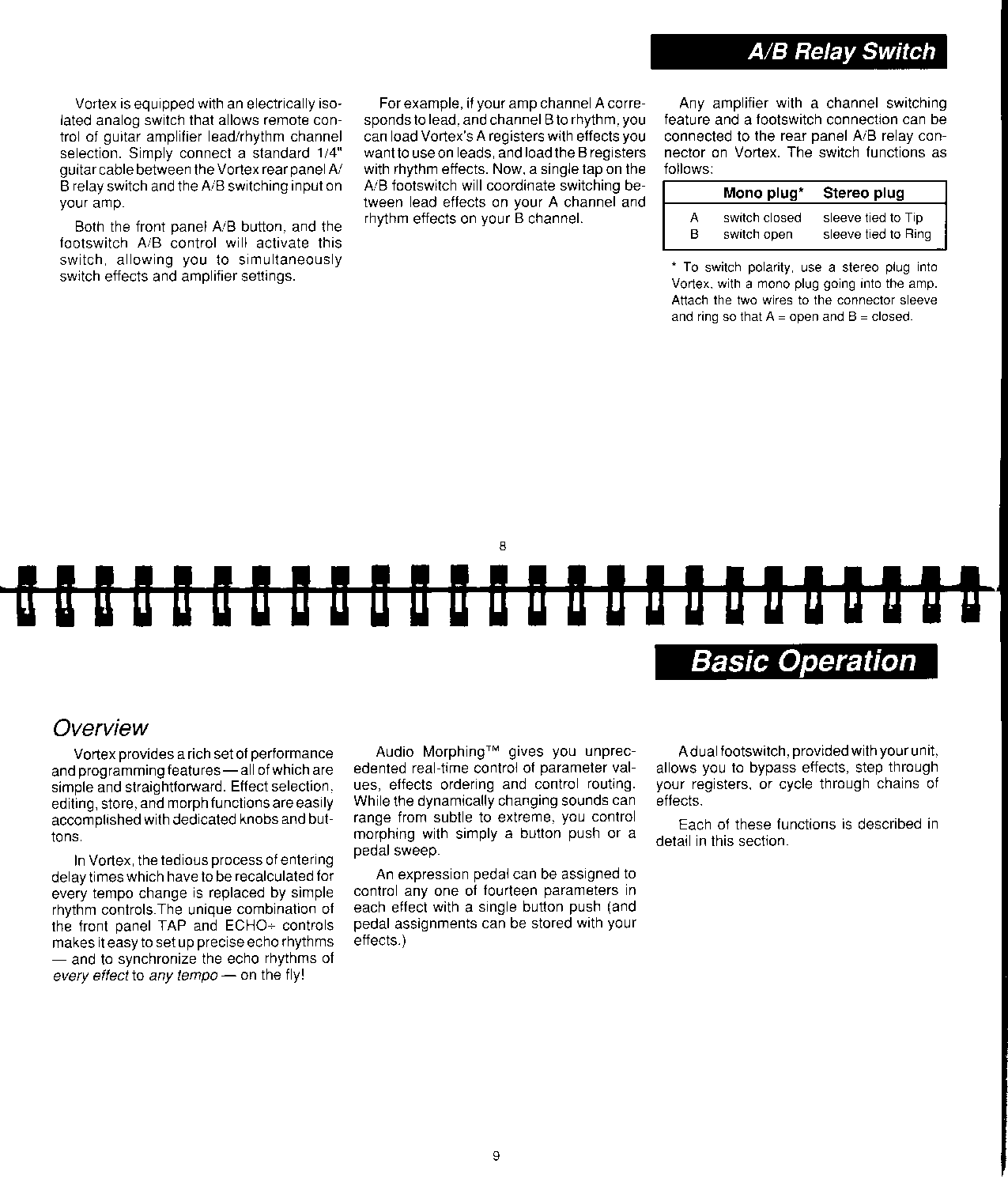 Lexicon Vortex User Guide